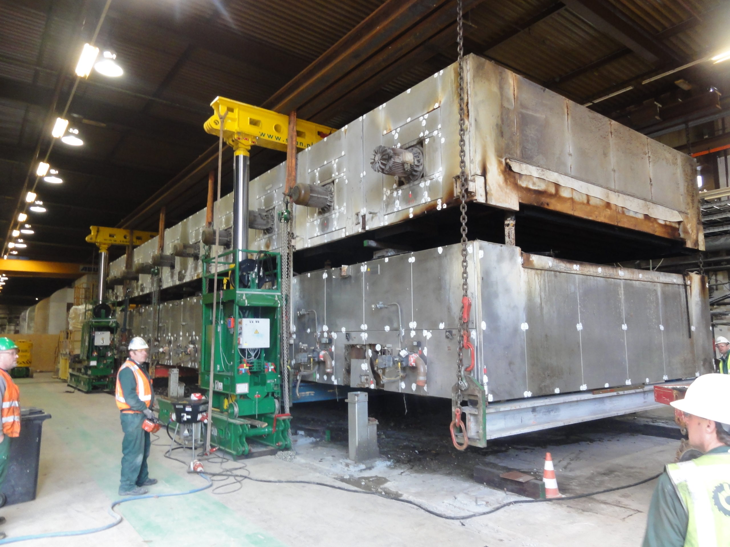 Replacement and relocation of production line of Owens Corning ...