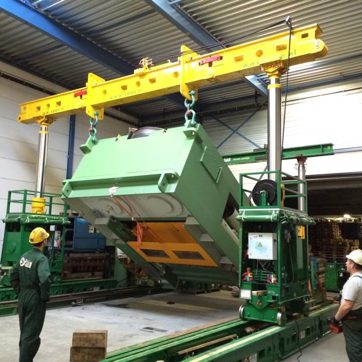 Verhuizen van machines - snel en veilig - Saan