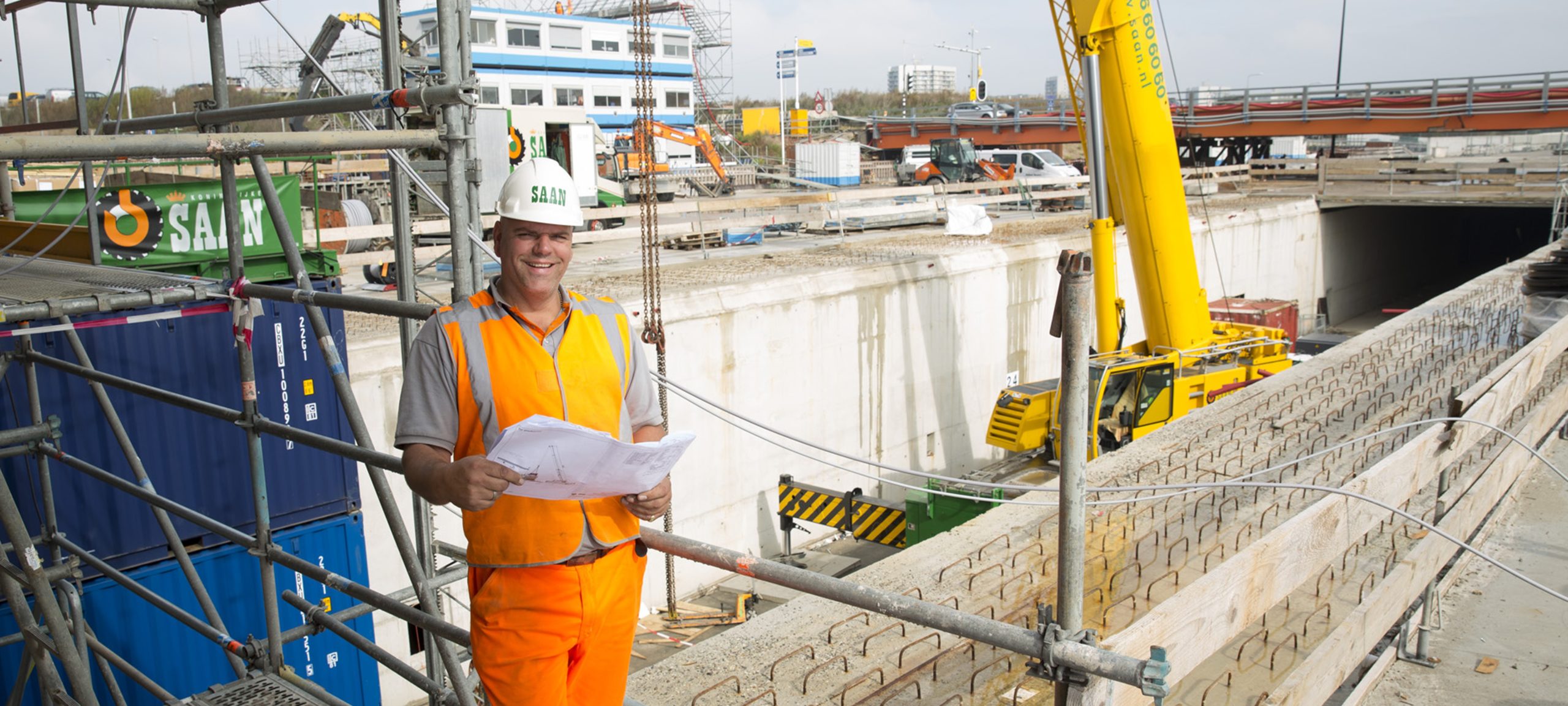 Construction Logistics by Saan: building more efficienter and sustainable.